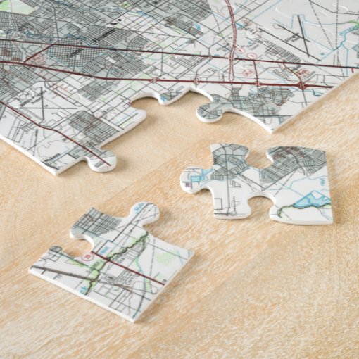 Houston Texas Map (1992) Jigsaw Puzzle | Zazzle