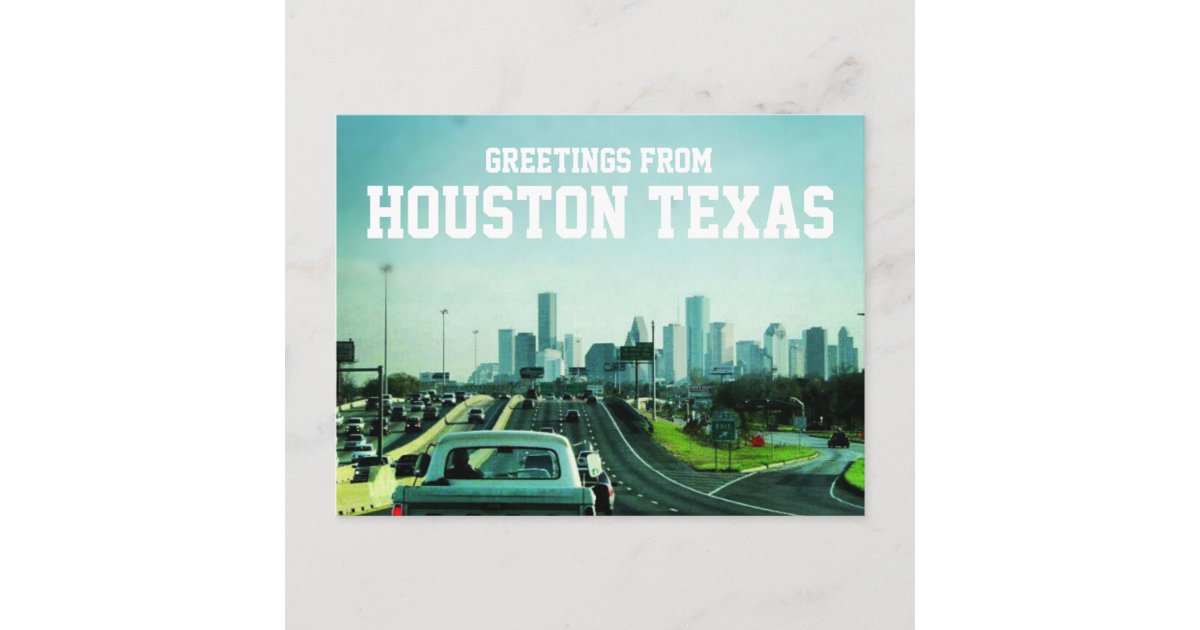 Houston Texas Skyline (Postcard) Postcard | Zazzle