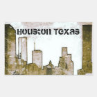 Houston Skyline Classic Round Sticker | Zazzle.com