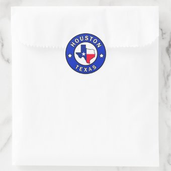 Houston Texas sticker | Zazzle