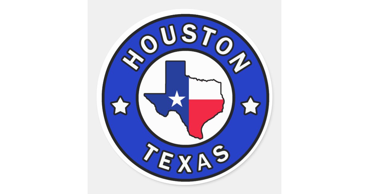 Houston Texas sticker | Zazzle