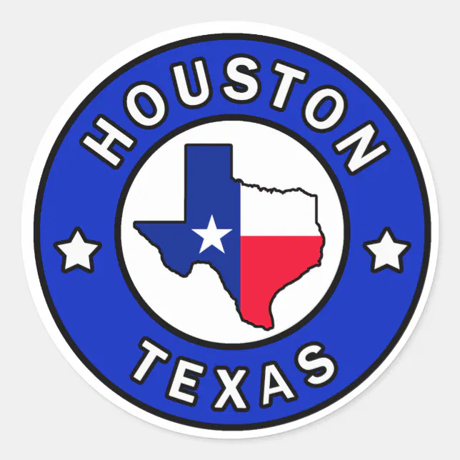 Houston Texas sticker | Zazzle