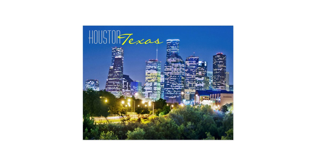 Houston, Texas, U.S.A. Postcard | Zazzle.com