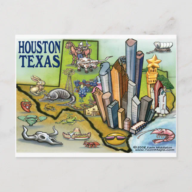 Houston TX Postcard | Zazzle