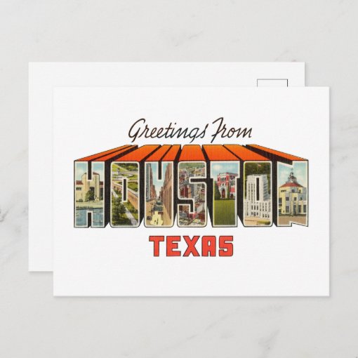 Houston TX Postcard | Zazzle