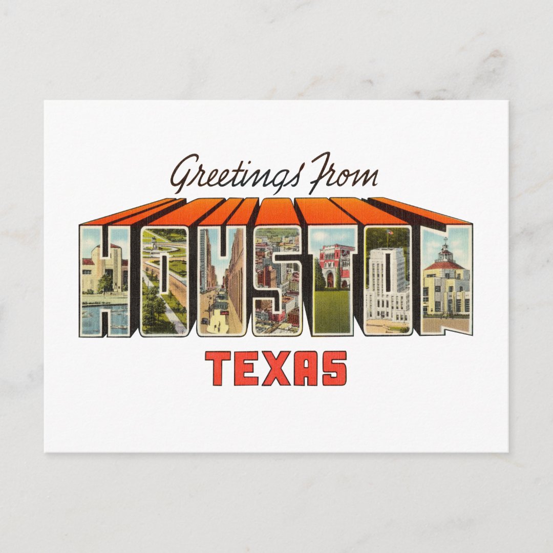 Houston TX Postcard | Zazzle