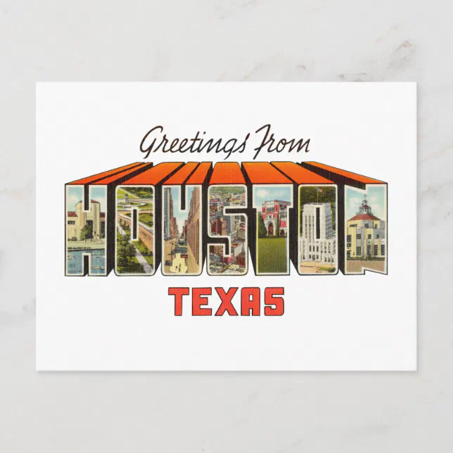 Houston TX Postcard | Zazzle