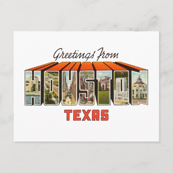 Houston TX Postcard | Zazzle