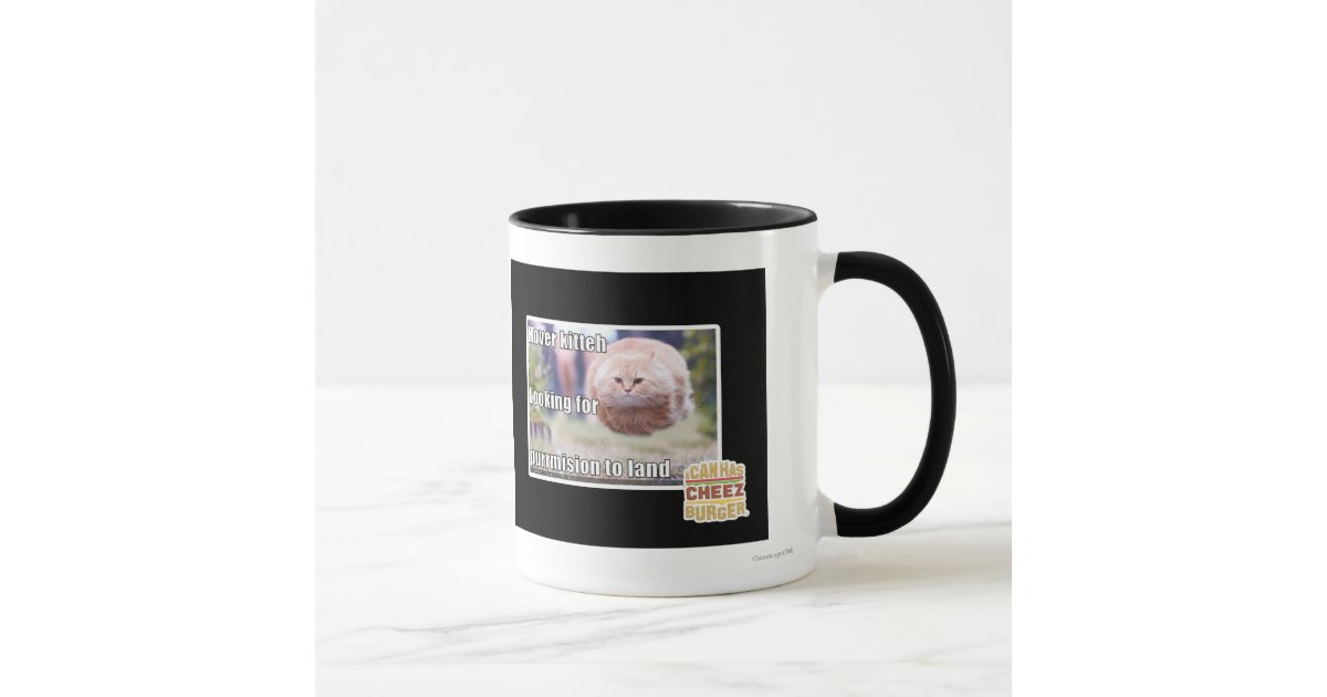 Hover kitteh mug | Zazzle