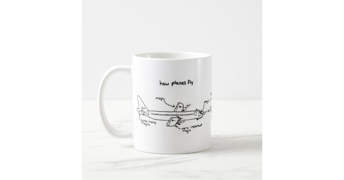 How Airplanes Fly Mug | Zazzle