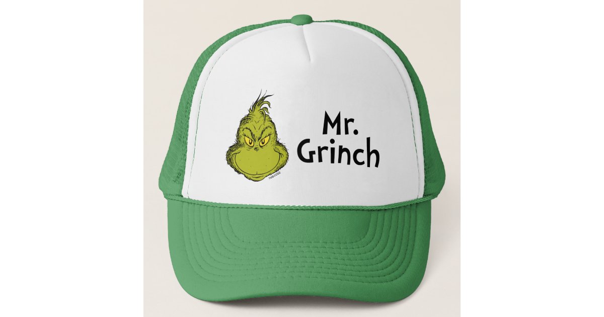 How Grinch Stole Christmas | Mr. Grinch Trucker Hat | Zazzle