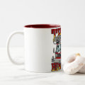 How I Roll Fire Truck Two-Tone Coffee Mug | Zazzle