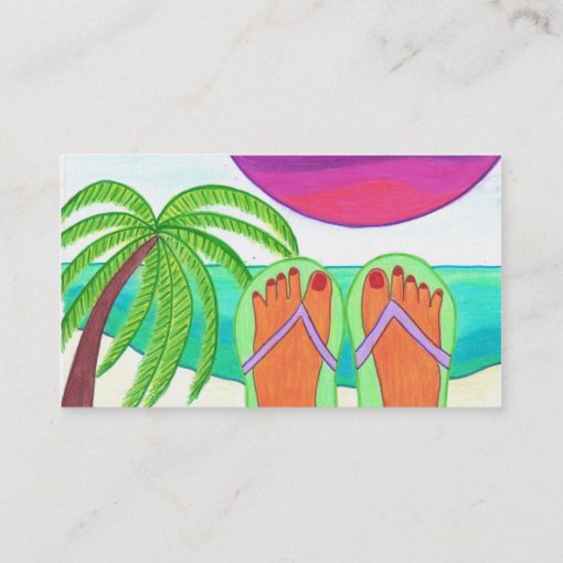 How I Spent My Summer Vacation Business Card Templ | Zazzle