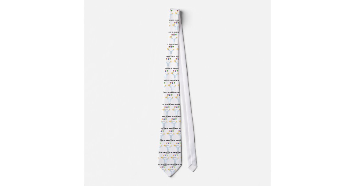 How Lock And Key Are You Antigen Antibody Neck Tie Zazzle
