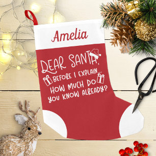 Funny Christmas Stockings Zazzle