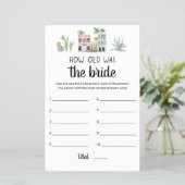 How Old Was The Bride game | Zazzle
