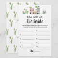 How Old Was The Bride game | Zazzle
