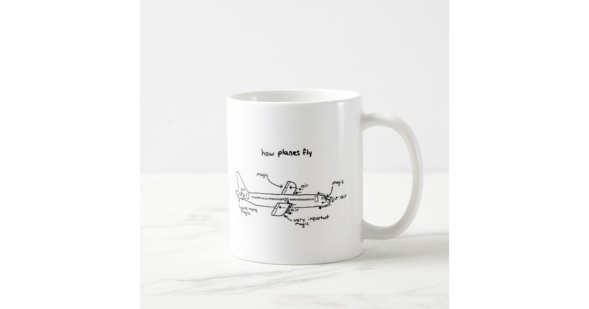 "How Planes Fly" Coffee Mug | Zazzle