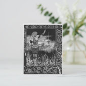 How Sir Bedivere Cast the Sword Excalibur Postcard | Zazzle