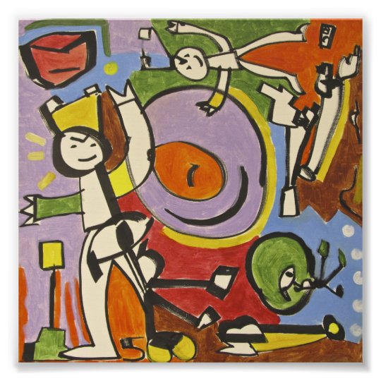 How to Draw a Bad Guy by Patrick & John Photo Print | Zazzle.com