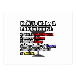 Funny Phlebotomist Postcards | Zazzle