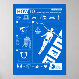 How To: Make a woman with your computer Poster | Zazzle