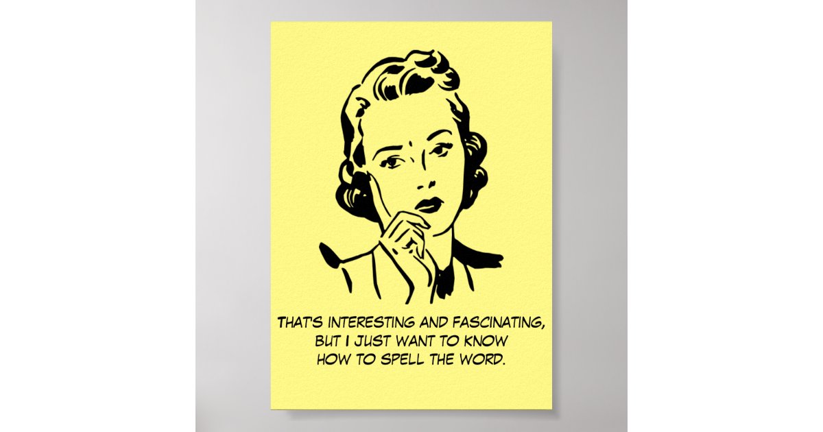 How to Spell the Word Court Reporting Quote Poster | Zazzle