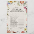 How Well Do You Know the Bride Flowers Game | Zazzle