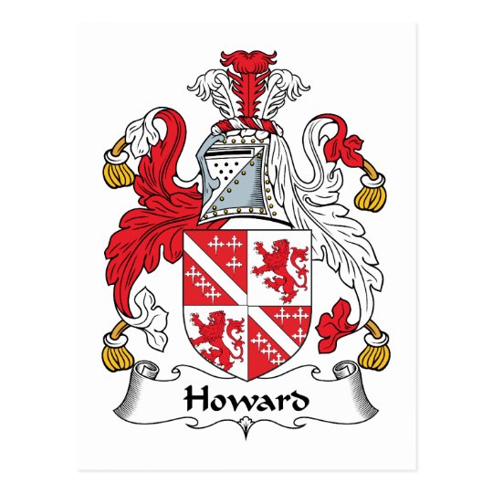 Howard Family Crest Postcard | Zazzle.com