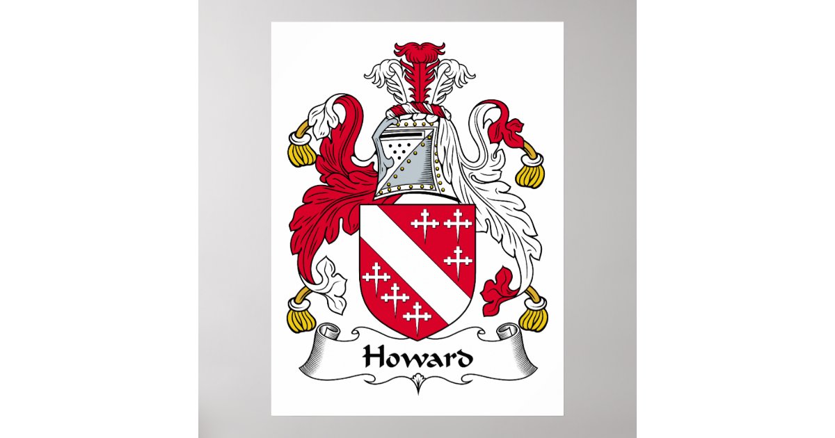 Howard Family Crest Poster | Zazzle