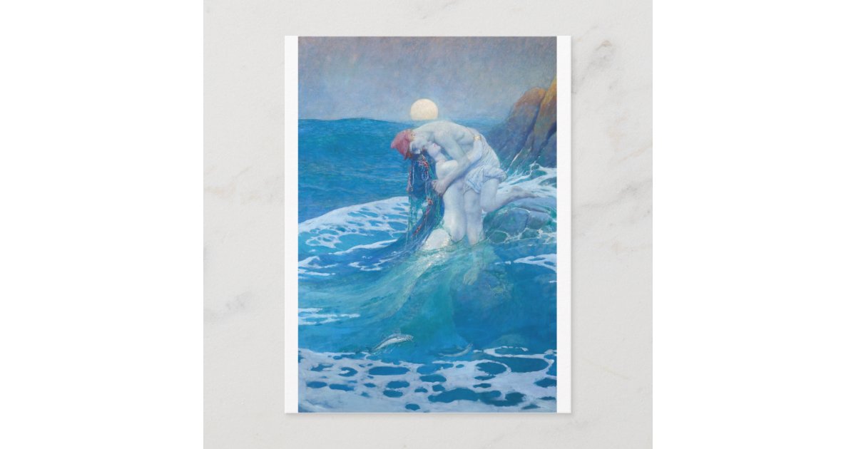 Howard Pyle: The Mermaid Postcard | Zazzle