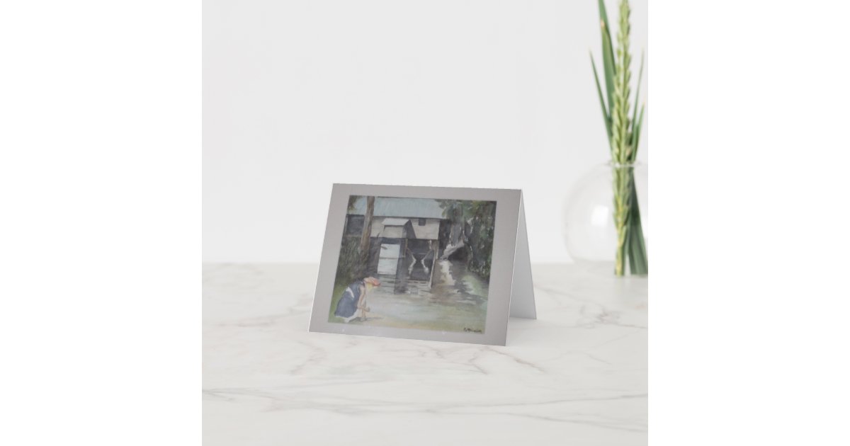 Howard's Mill c.1840 near Jakin,GA by E. McClellan Card | Zazzle