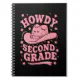 Howdy 2nd Grade Cowboy Cowgirl Back To School Notebook | Zazzle