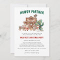 Howdy Christmas | Fun Western Holiday Party Invitation | Zazzle