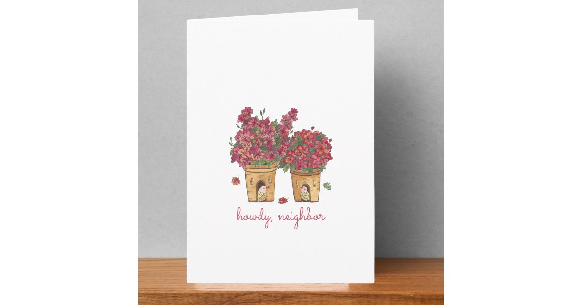 Howdy Neighbor Card | Zazzle