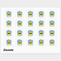 Howe-English Coat of Arms - Family Crest Square Sticker | Zazzle