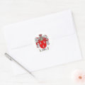 HOWELL FAMILY CREST - HOWELL COAT OF ARMS CLASSIC ROUND STICKER | Zazzle
