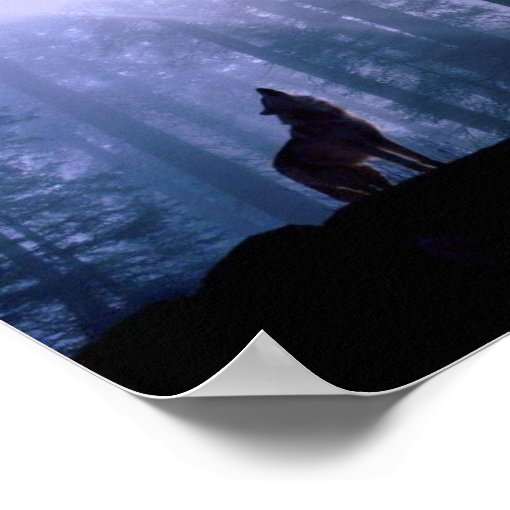 Howling Wolf Poster | Zazzle