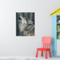 Howling Wolf Poster | Zazzle