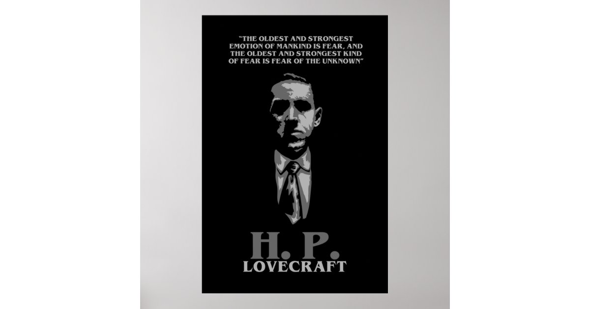 HP Lovecraft Poster | Zazzle