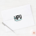 HPV Awareness 1 Classic Round Sticker | Zazzle