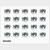 HPV Awareness 1 Classic Round Sticker | Zazzle