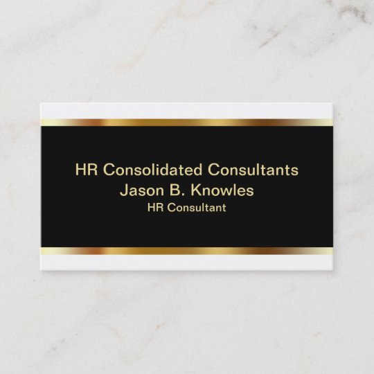 HR Consultant Business Cards | Zazzle.com
