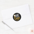 HR Queen Human Resources Manager Women Classic Round Sticker | Zazzle