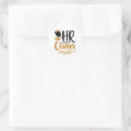HR Queen Human Resources Women Classic Round Sticker | Zazzle
