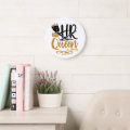 HR Queen Human Resources Women Large Clock | Zazzle
