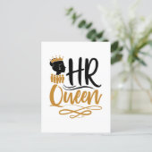 HR Queen Human Resources Women Postcard | Zazzle