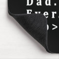 HTML Best Dad Ever Father's Day Web Dev Programmer Mouse Pad | Zazzle