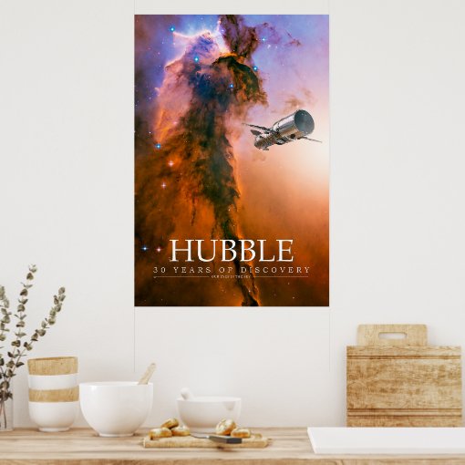 Hubble - 30 Years of Discovery Poster | Zazzle