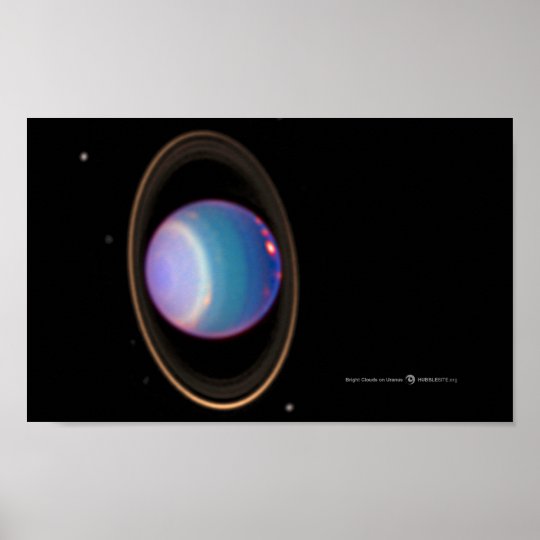 Hubble Image Of Uranus Poster | Zazzle.com